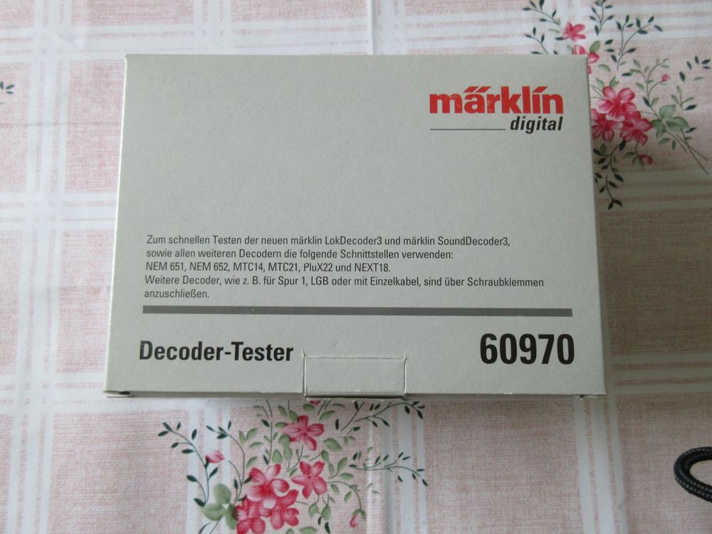 Märklin 60970 Decoder-Tester DCC, MM 60970 Neu | Kaufen auf Ricardo