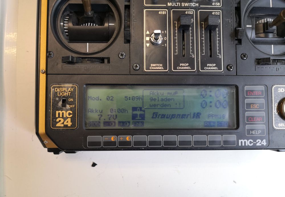 Graupner mc-24 GOLD EDITION, RC Fernbedienung Sender (Gebraucht) in ...