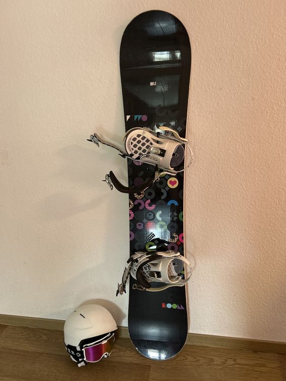 Complete Snowboard Set - Board, Bindings, Helmet, Goggles (Gebraucht ...