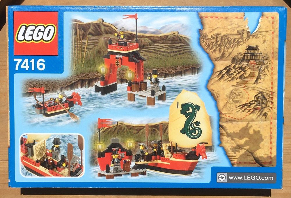 LEGO 7416 Adventurers Orient Expedition Emperor's Ship Neu (Neu und ...