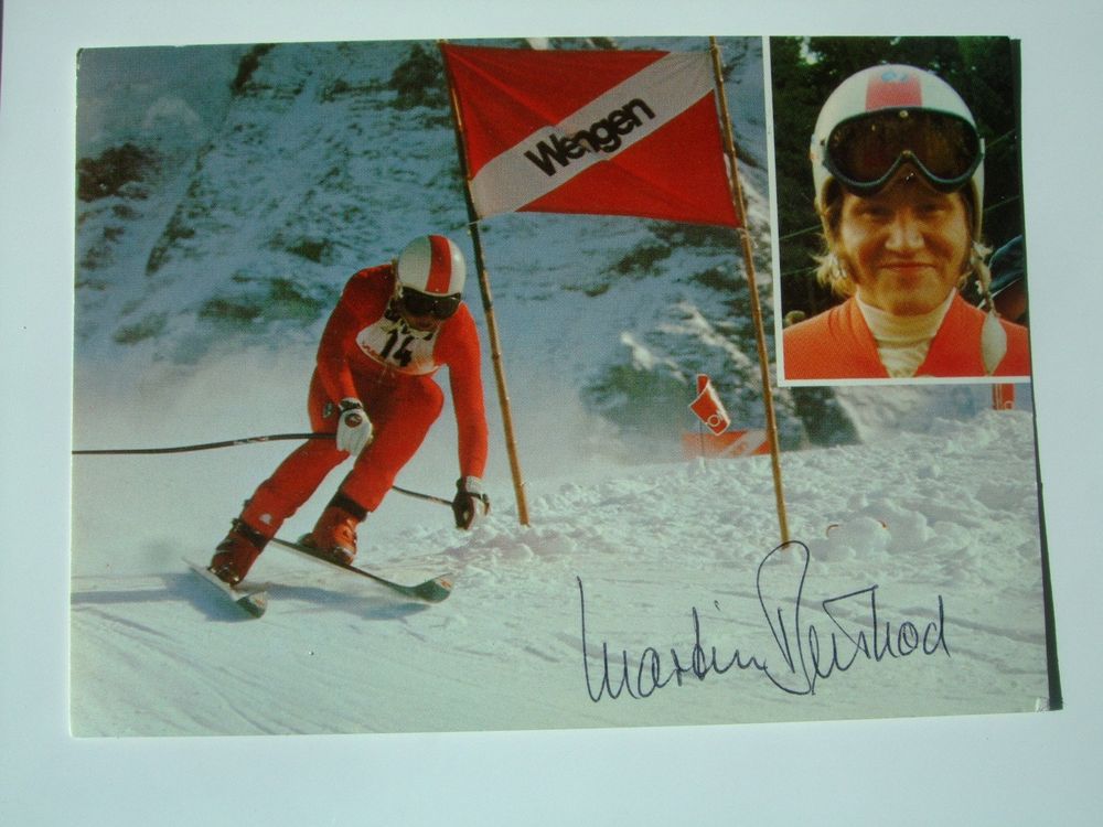 MARTIN BERTHOD (CH) SKISTAR HANDSIGNIERT TOP AK | Kaufen auf Ricardo