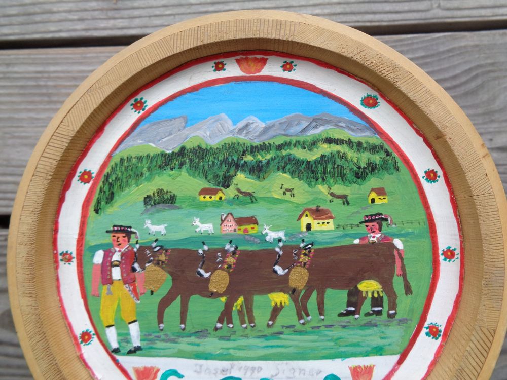 APPENZELLER BILD IN FAHREIMER BAUERNMALEREI NAIVE MALEREI (Gebraucht) in Henggart für CHF 73 ...