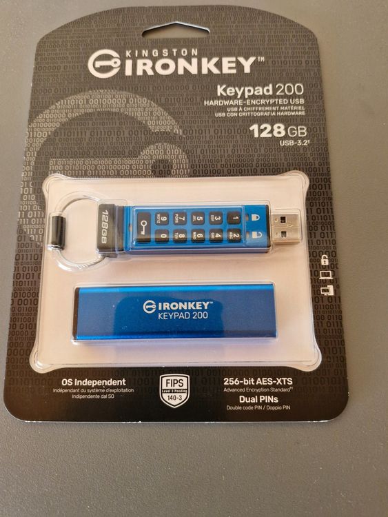 Kingston Ironkey Keypad 200 128GB neu und Originalverpackt (Neu und ...