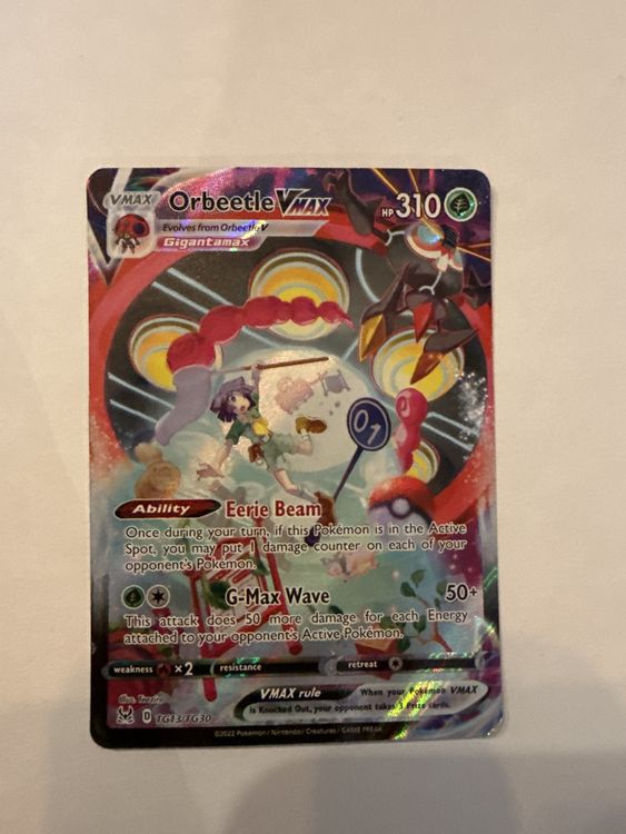 Carte Pokémon Orbeetle VMAX 310/203 (Gebraucht) in DORENAZ für CHF 1 ...