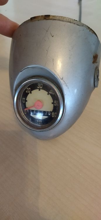 Mofa Puch Eierlampe D 103mm (Gehäuse mit VDO Tacho) | Kaufen auf Ricardo