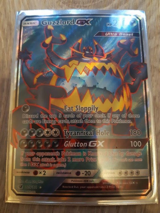Pokemon Crimson Invasion #105 Guzzlord GX FullArt | Kaufen auf Ricardo