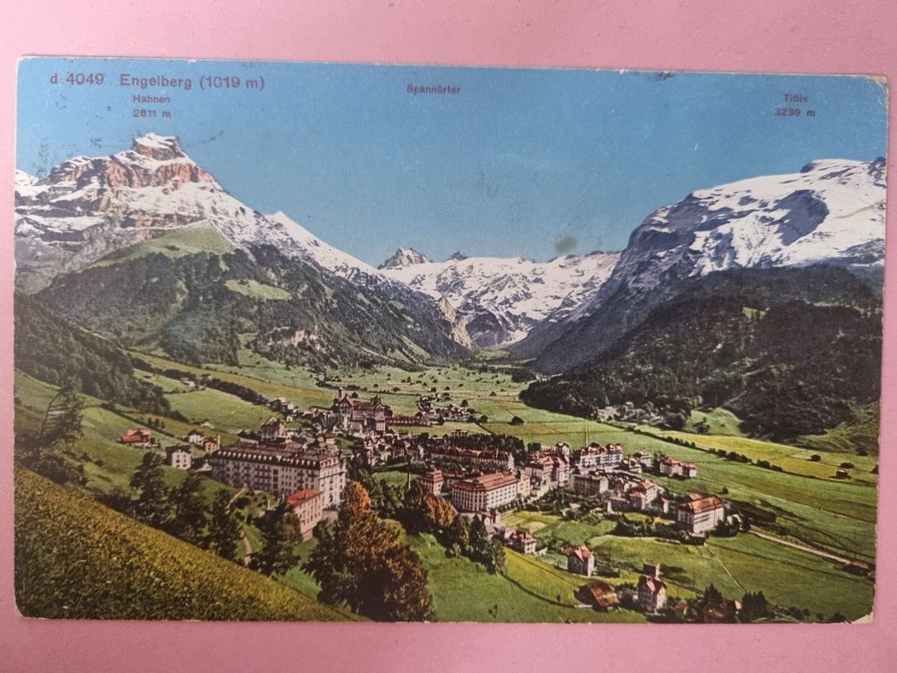 Alte AK Engelberg, Hahnen, Spannörter, Titlis, Schweiz 1930 | Kaufen auf Ricardo