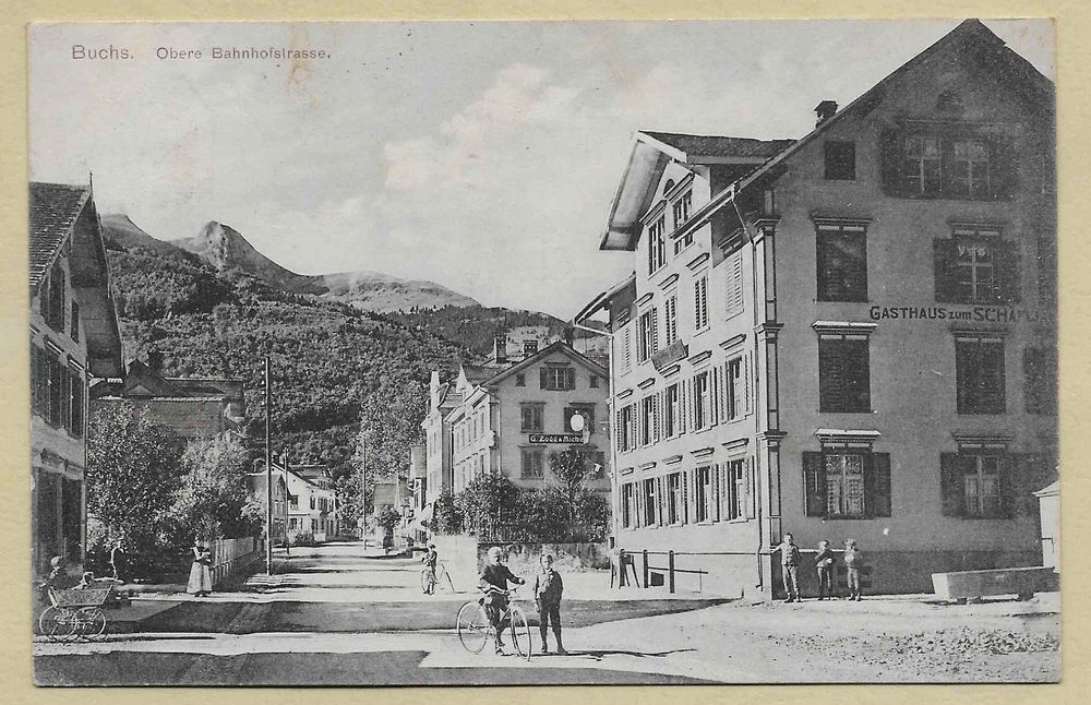 1920: AK Buchs Obere Bahnhofstrasse | Kaufen auf Ricardo