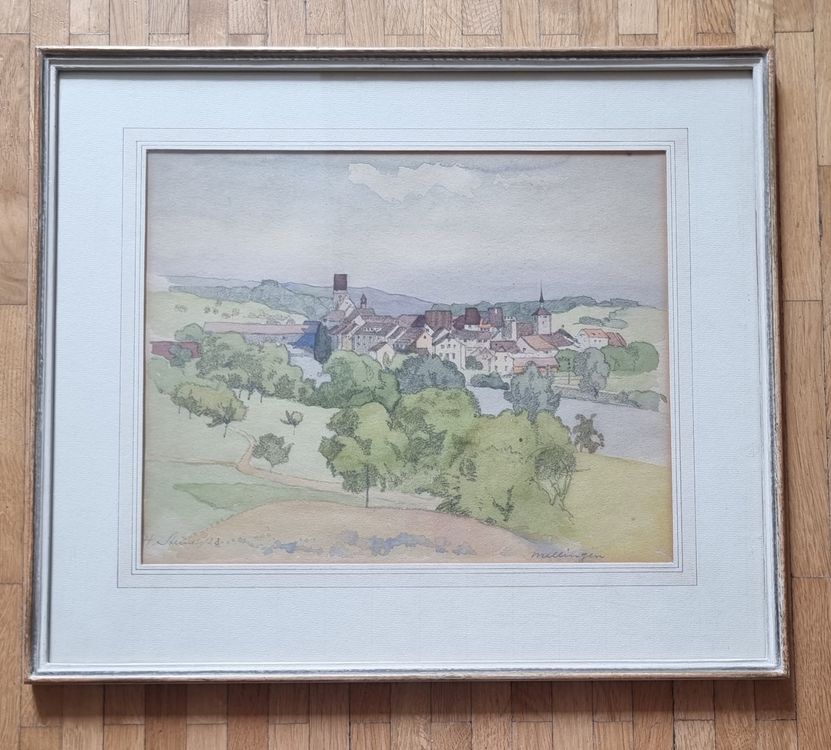 Aquarell, signiert Steiner, Mellingen (Gebraucht) in Zunzgen für CHF 10 – mit Lieferung auf ...