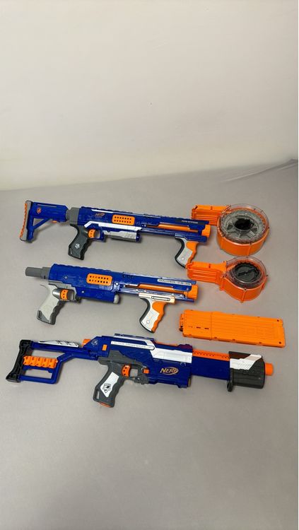 3 Nerf Guns Set Raider Rampage Modulus (Gebraucht) in Allschwil für CHF ...