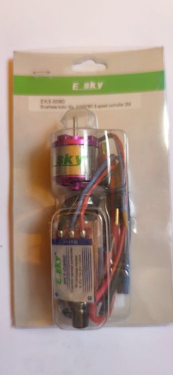 Brushless Motor 3 1000KV + Speed Controller EK5-0080 (Neu und ...