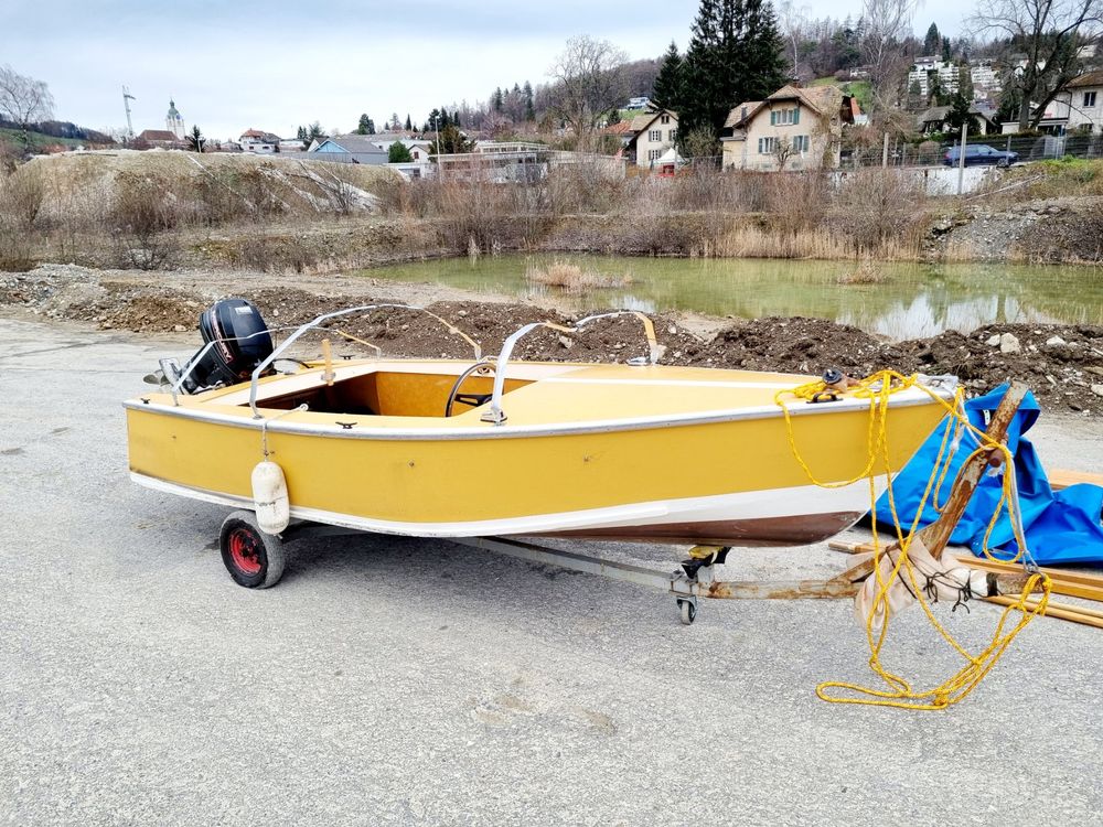 Motorboot mit 8PS Mercury und Hafentrailer | Kaufen auf Ricardo