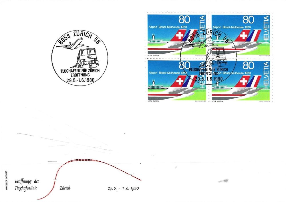 FDC Viererblock 1980 | Kaufen auf Ricardo