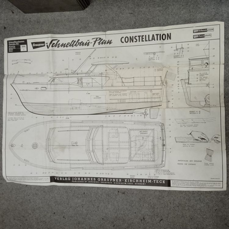Graupner Bauplan Constellation vintage | Kaufen auf Ricardo
