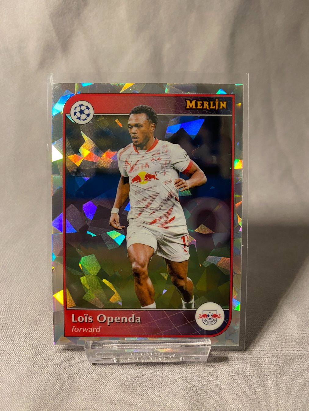 2024-25 Topps Merlin Chrome Lois Openda Atomic Refractor #80 (Neu ...