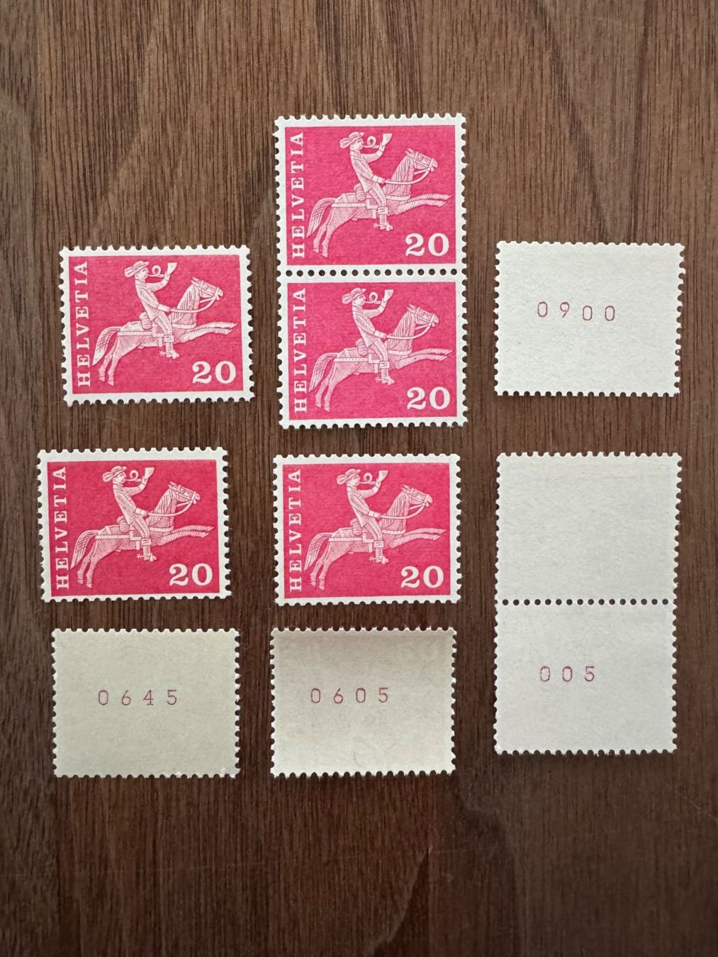 Nr. 358RL, 358RLM, PA, Punkt im Knie, Kontr-Nr. nicht auf (Neu (gemäss ...