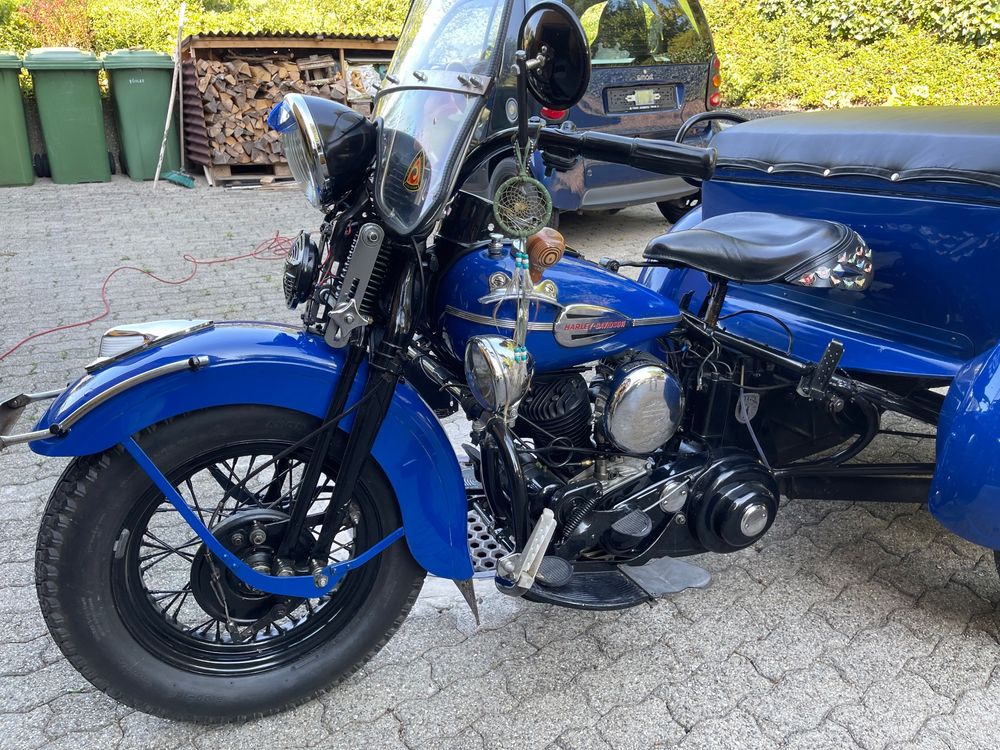 Harley Davidson Dreirad Veteranenfahrzeug 1946 | Kaufen auf Ricardo