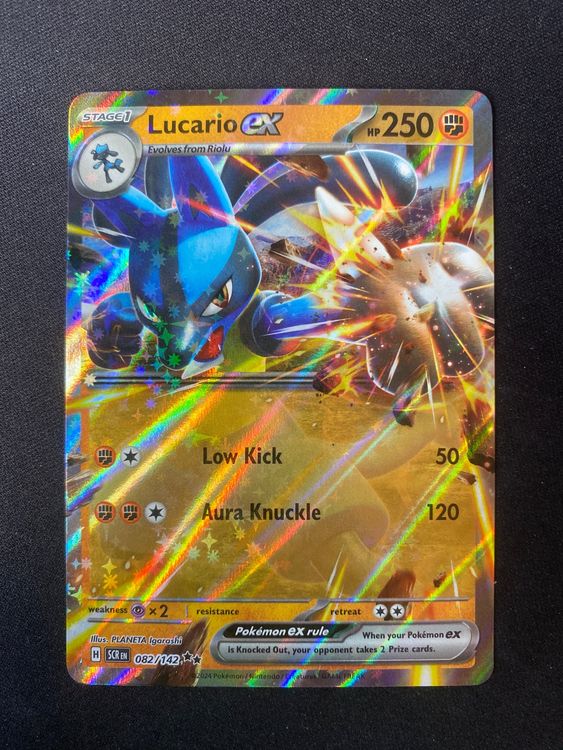 Lucario ex 82 - Double Rare - Stellar Crown - EN ab 1 (Neu (gemäss ...