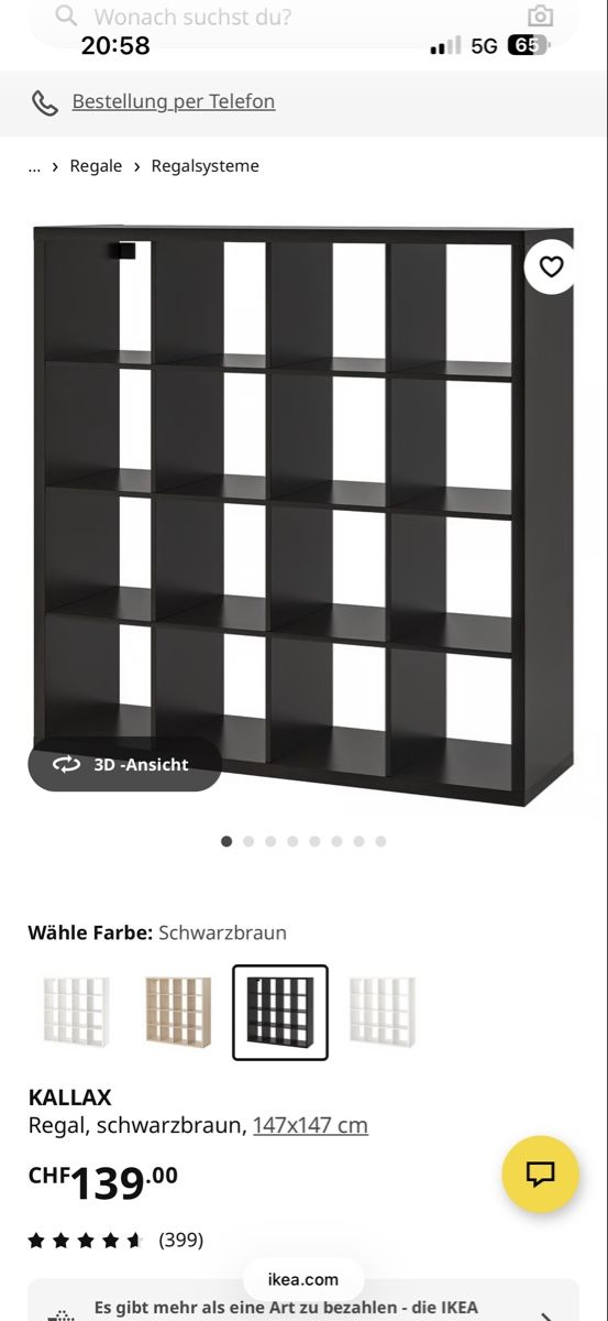 Kallax Ikea (Gebraucht) in Uster für CHF 40 – nur Abholung auf Ricardo ...