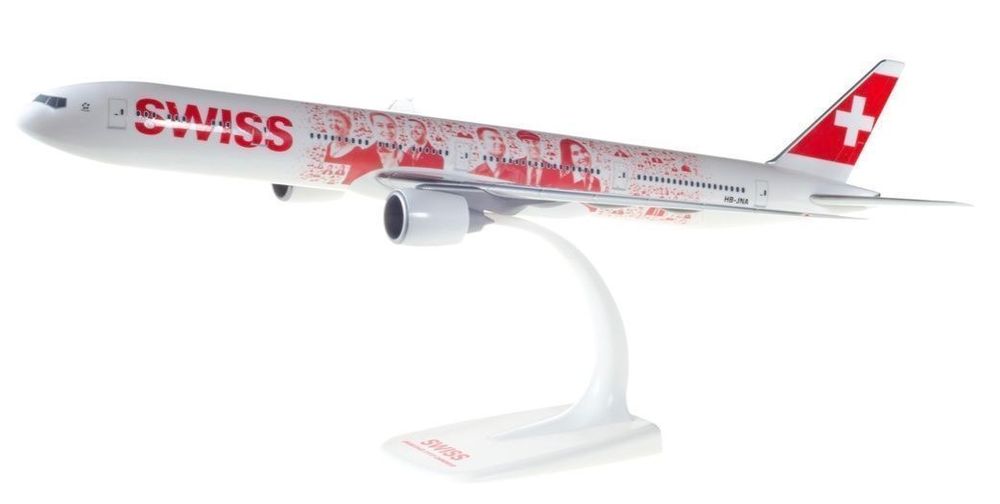 SWISS 1:100 Modellflugzeug BOEING 777 (Neu und originalverpackt) in ...