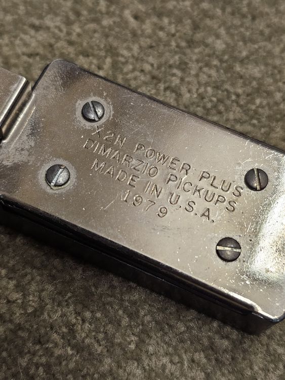 X 2N POWER PLUS DIMARZIO PICKUPS MADE IN U.S.A 197 9 | Kaufen auf Ricardo