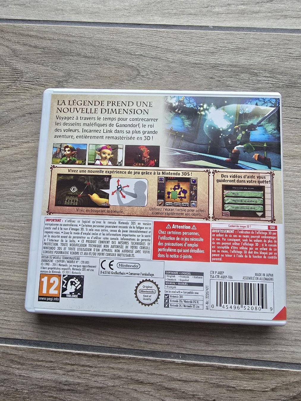 Zelda Ocarina of Time 3D, Nintendo 3DS - Comme Neuf ! (D'occasion) à ...