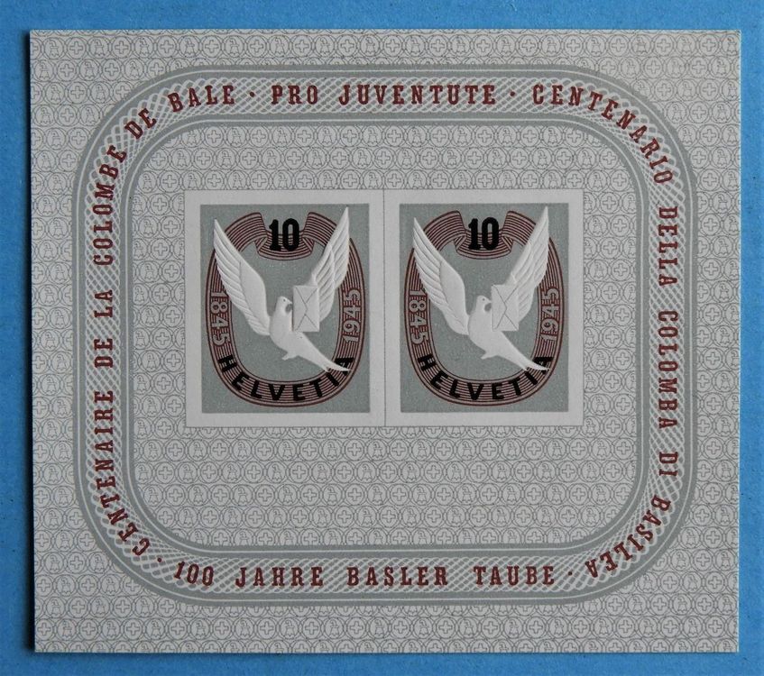 BLOCK BASLER TAUBE 1945** | Kaufen auf Ricardo