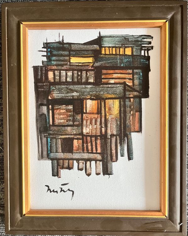 Abstrakte Gemälde , Unleserlich Signiert (Gebraucht) in Root für CHF 19 – mit Lieferung auf ...