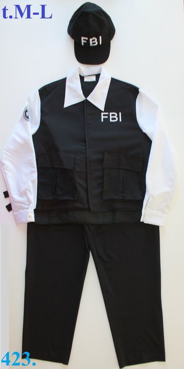 Costume FBI t. M - L NEU! (Neu und originalverpackt) in Peseux für CHF ...