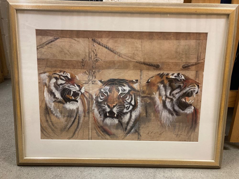Rolf Knie Bild - 3 Tiger gerahmt (Gebraucht) in Luzern für CHF 20 – nur ...