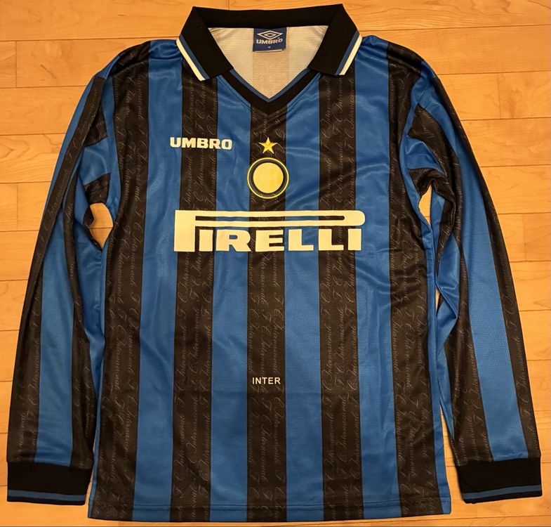Inter Milan Home Kit Long Sleeve 97/98 (Ronaldo) | Kaufen auf Ricardo