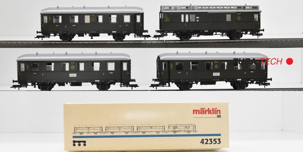 Märklin Wagen-Set 42353 Personenwagen-Set 4-tlg H0 WS OVP (Gebraucht ...