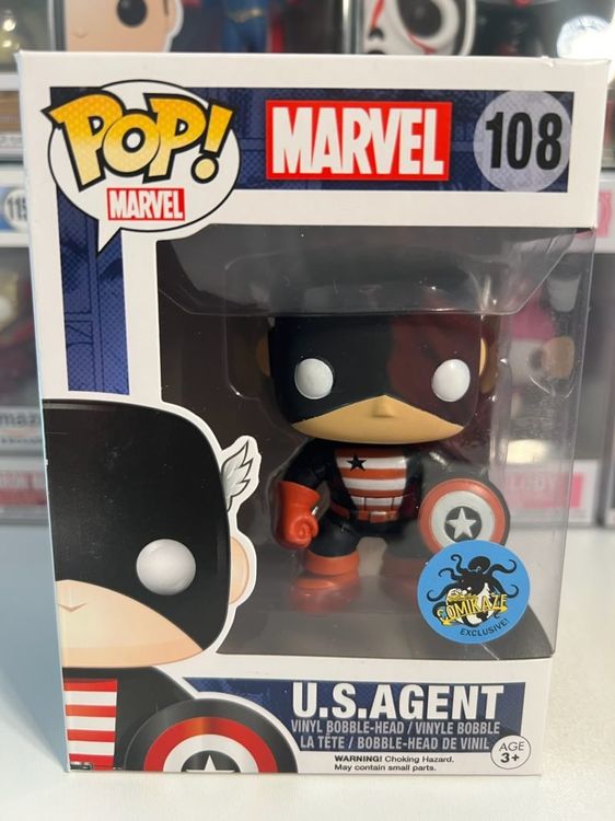 Funko POP! Marvel U.S. Agent Edition Limitée Comikaze 2015 (Neuf avec ...