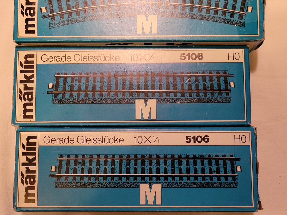 RAIL MARKLIN 10x1/1 5200 H0, 10x1/1 5100 H0, 20x1/1 5106 H0 | Kaufen ...