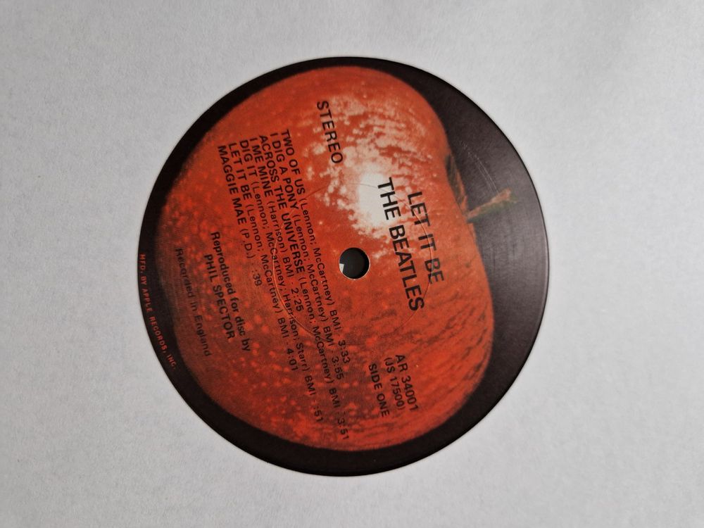 LP Beatles - Let It Be Red Apple Label (Gebraucht) in Burg AG für CHF 9 ...