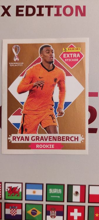 Ryan Gravenberch Panini Extra Sticker 2022 (Neu (gemäss Beschreibung)) in Arbon für CHF 10 – mit ...