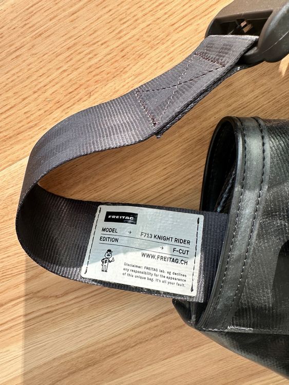 Freitag Tasche Knight Rider schwarz | Kaufen auf Ricardo