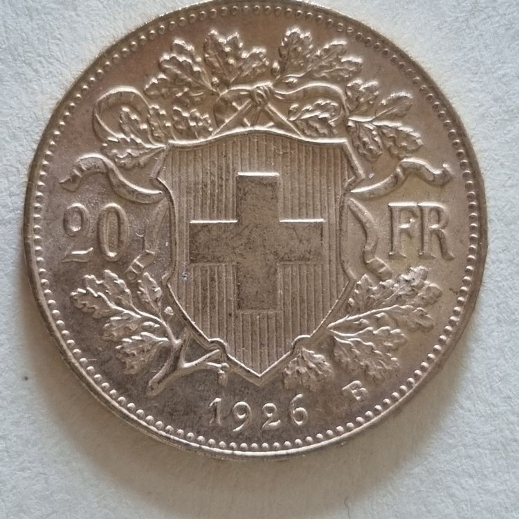 Vreneli 20 Fr 1926 (D'occasion) à pour CHF 735 – avec livraison ...
