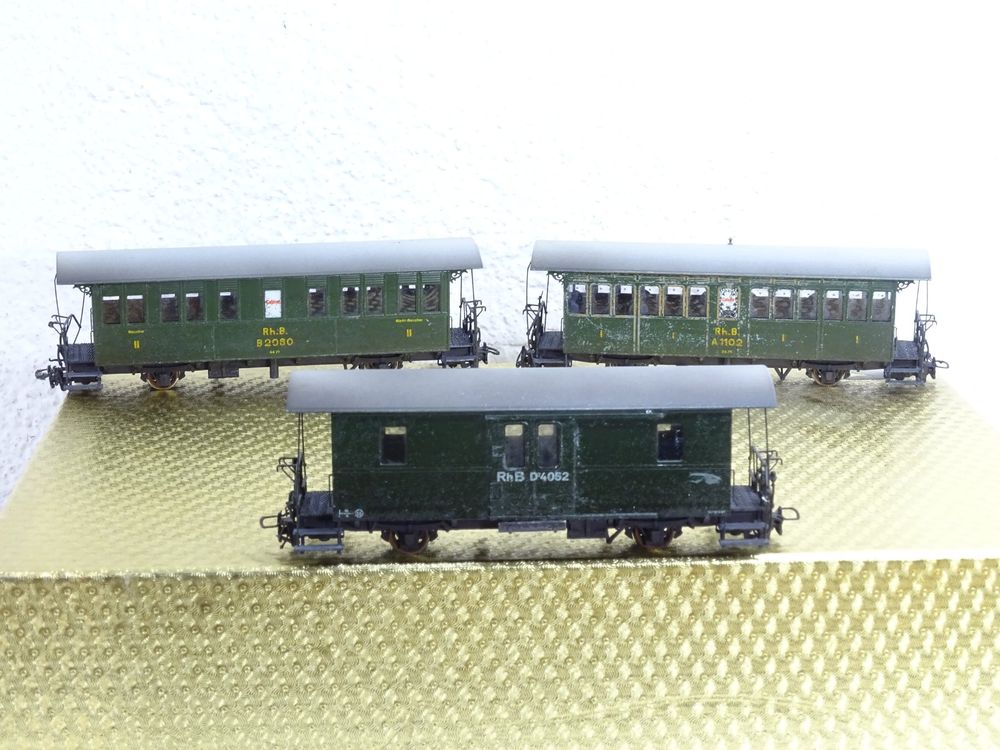 Ferro Suisse Personenwagen A2 / B2 / C2, Grün, H0m,GS,DC,OVP | Kaufen ...
