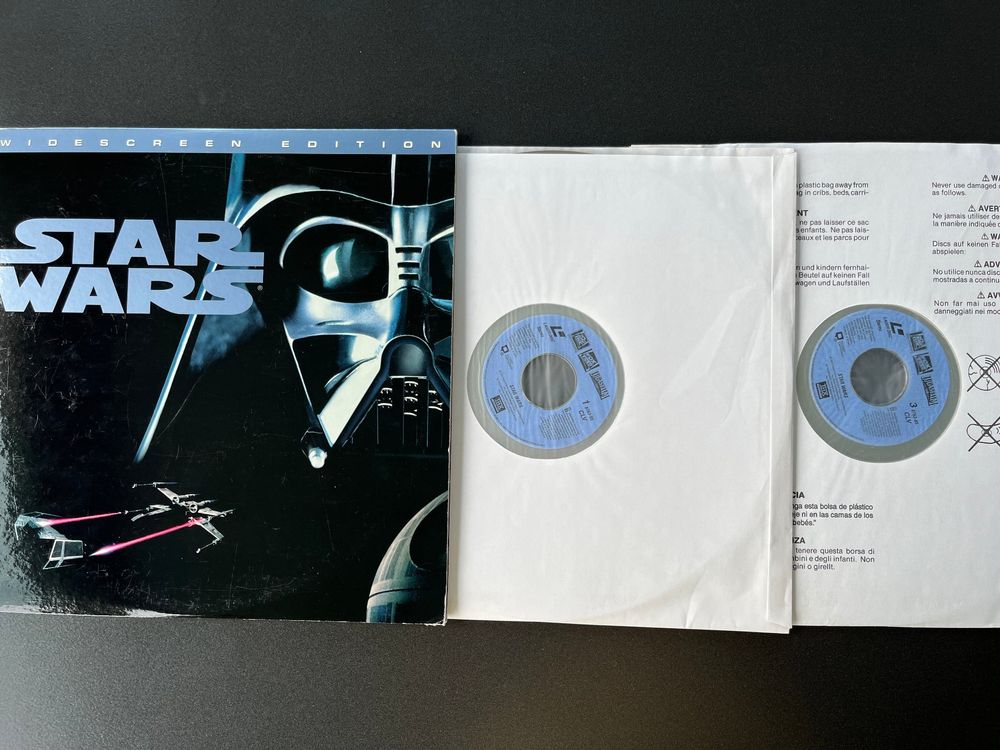 Laserdisc Star Wars Original Part I, II, III (3 Filme) | Kaufen auf Ricardo
