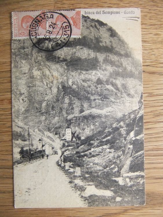 Linea del Sempione Simplon Gondo 15.8.1924 (Gebraucht) in St. Niklaus VS für CHF 6 – mit ...