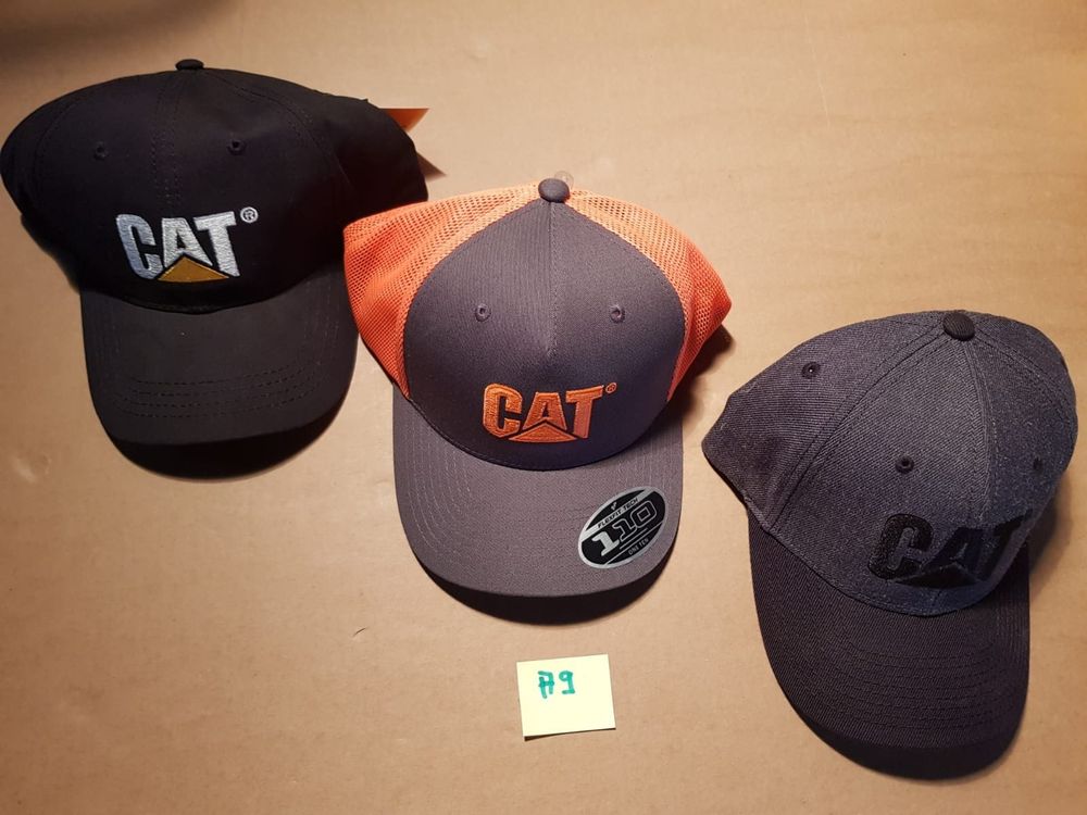 3 Stück CAT Käppi Cap Basecap ab 1.- (Neu und originalverpackt) in ...
