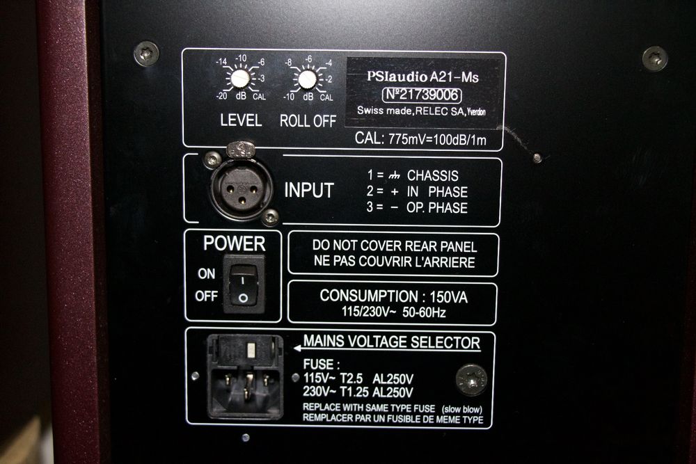 PSI Audio A21-Ms (RoHS) Monitor-Lautsprecher (Gebraucht) in für CHF ...