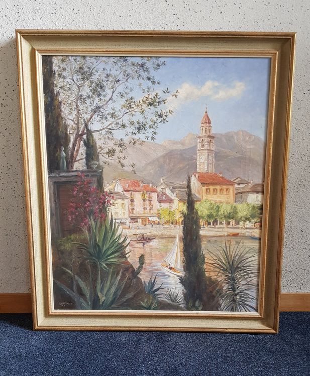 Ölgemälde von F. Wirtzfeld 1952/Ascona (Gebraucht) in Rigi-Kaltbad für CHF 180 – mit Lieferung ...