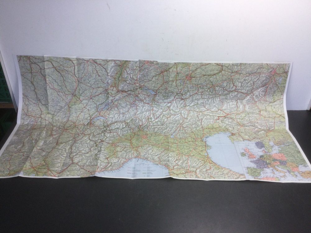 Swissair Map of the World and Special Map of the Alpine | Kaufen auf ...