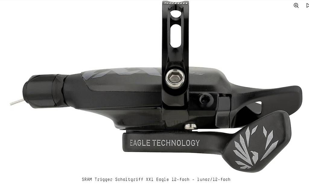 Sram XX1 Eagle Trigger Schaltgriff 12-fach - Carbon - Neu (Neu und ...