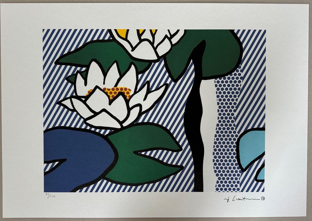 Roy Lichtenstein: Water Lily, POP Art, XX/150 (Neu (gemäss Beschreibung ...