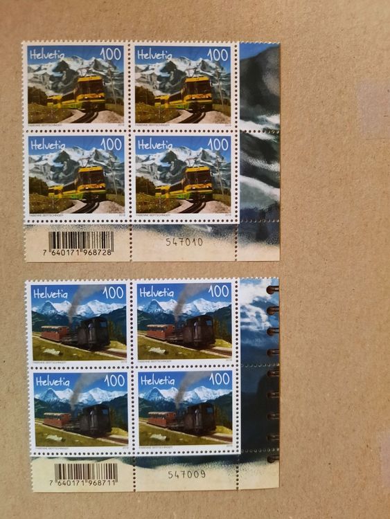 Sondermarken 125 Jahre Schynige Platte-Bahn und Wenger 2018 | Kaufen auf Ricardo