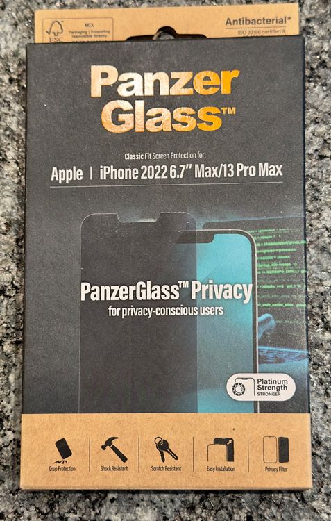 Panzer Glass iPhone 2022 6.7" 13 Pro Max | Kaufen auf Ricardo