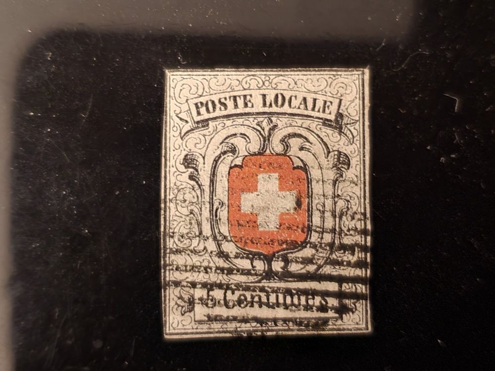 CH 1851 Attest POSTE LOCALE 11 SBK Fr. 5'400.-- Signé Kosack | Kaufen ...